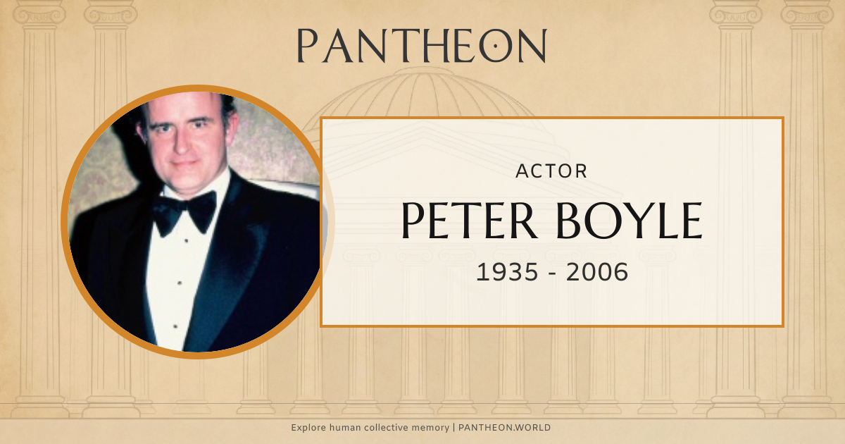 Peter Boyle Biography | Pantheon