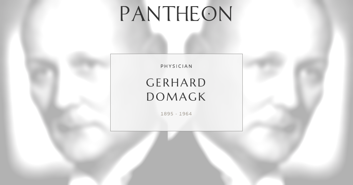 Gerhard Domagk Biography | Pantheon