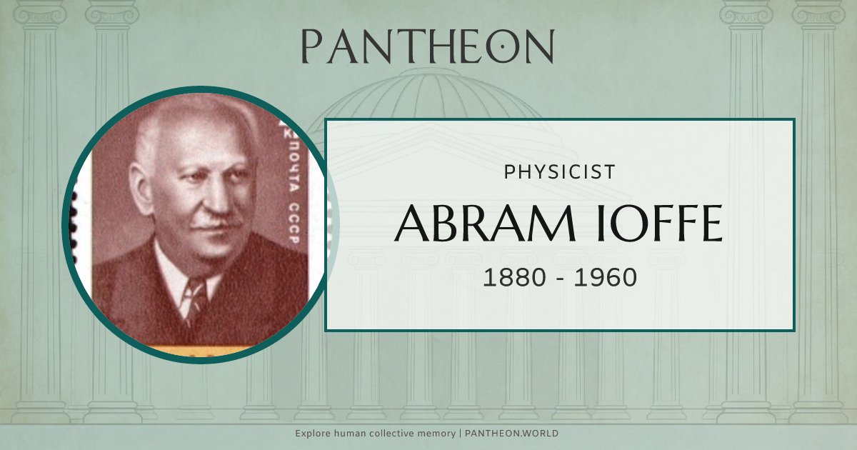 Abram Ioffe Biography | Pantheon