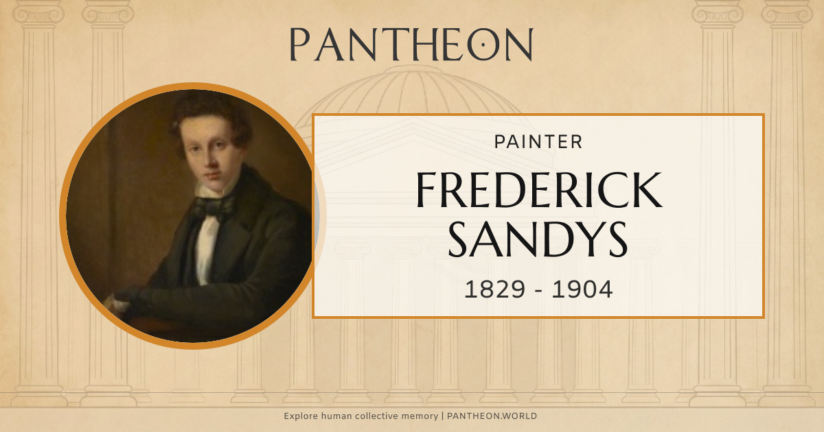 Frederick Sandys Biography | Pantheon