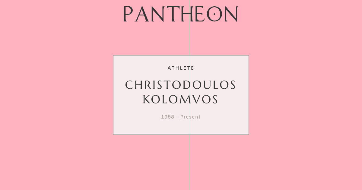 Christodoulos Kolomvos Biography | Pantheon