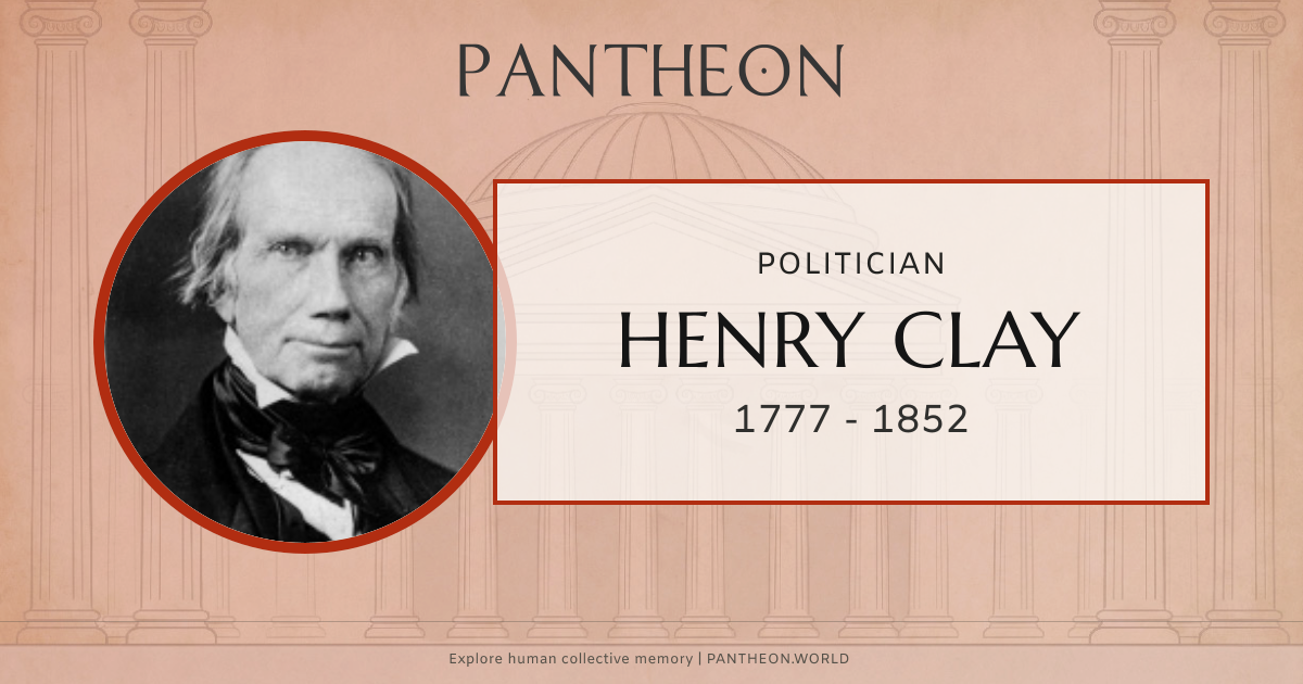 Henry Clay Biography | Pantheon