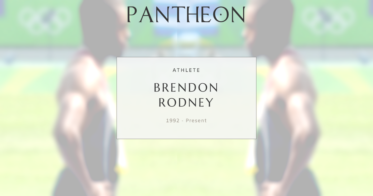 Brendon Rodney Biography | Pantheon