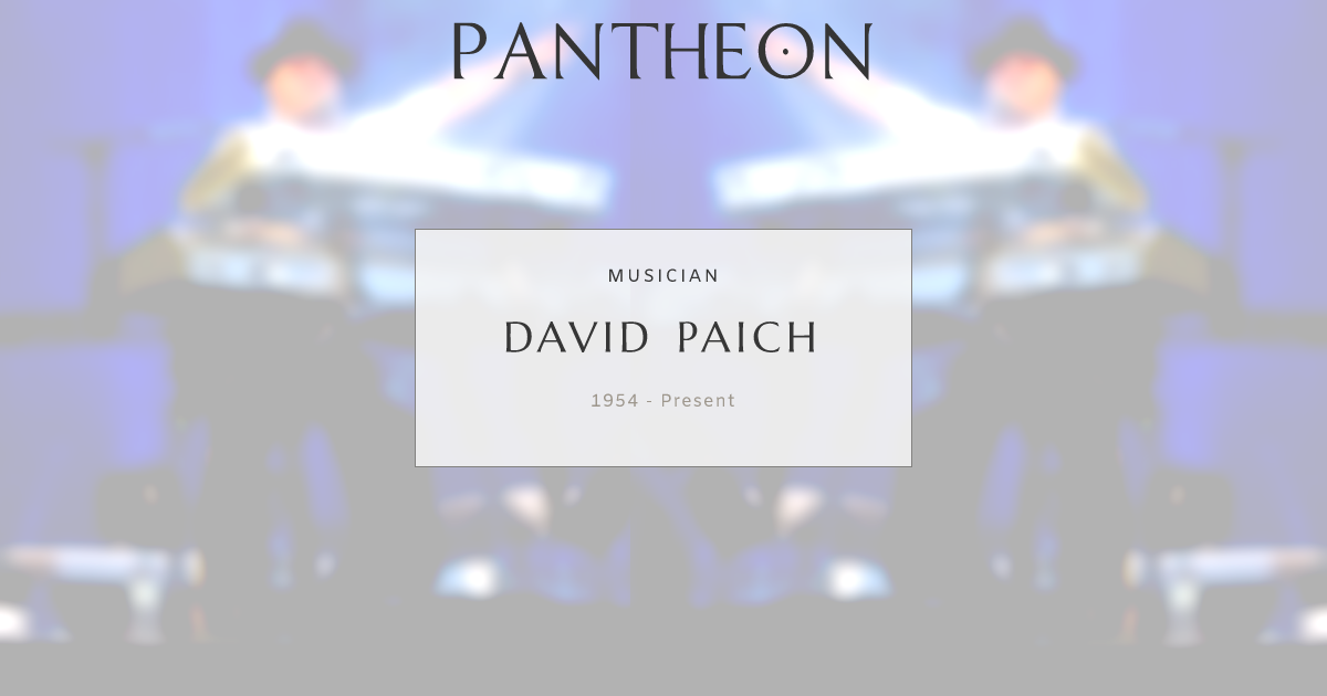 David Paich Biography | Pantheon