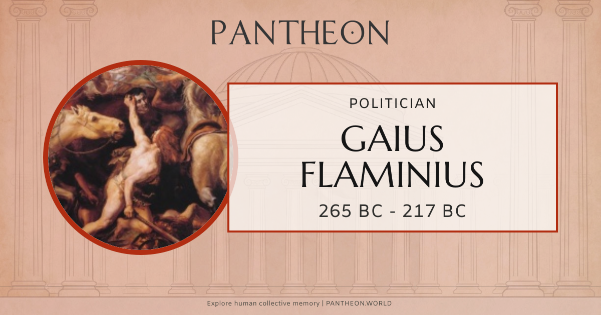 Gaius Flaminius Biography | Pantheon