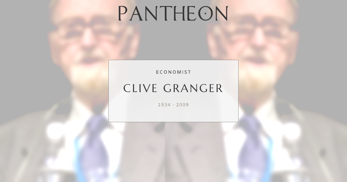 Clive Granger Biography | Pantheon
