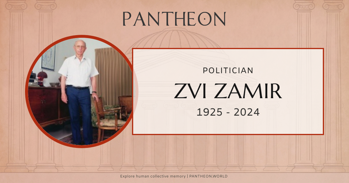 Zvi Zamir Biography | Pantheon