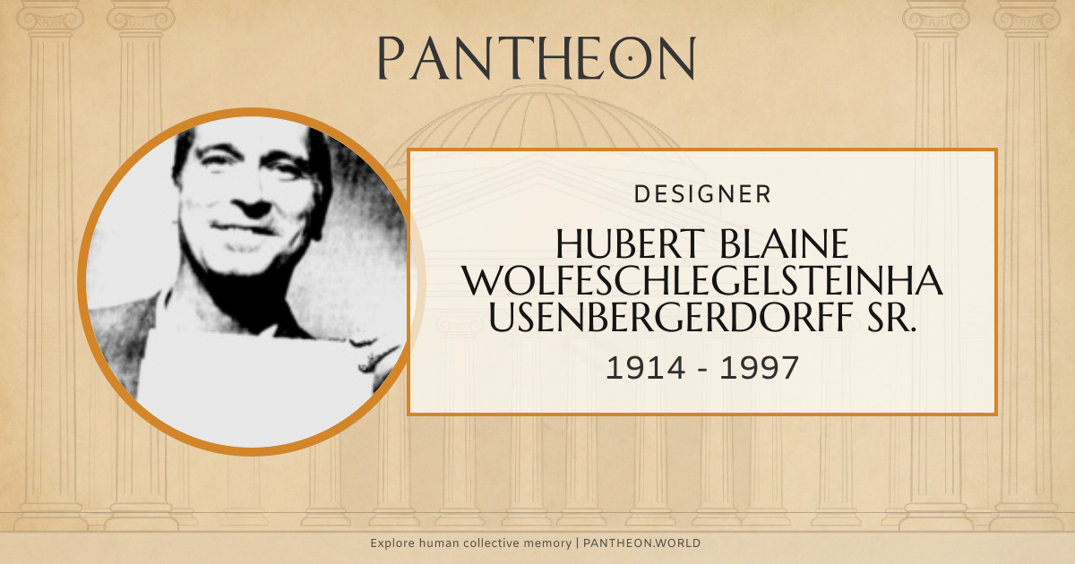 Hubert Blaine Wolfeschlegelsteinhausenbergerdorff Sr. Biography | Pantheon