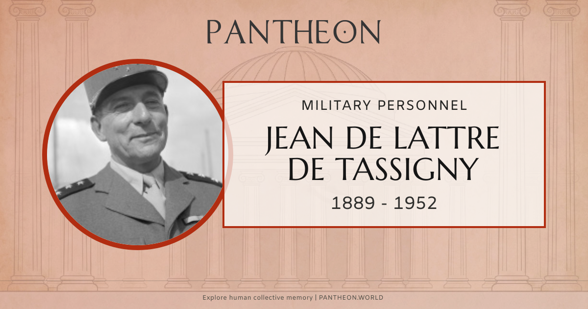 Jean de Lattre de Tassigny Biography | Pantheon
