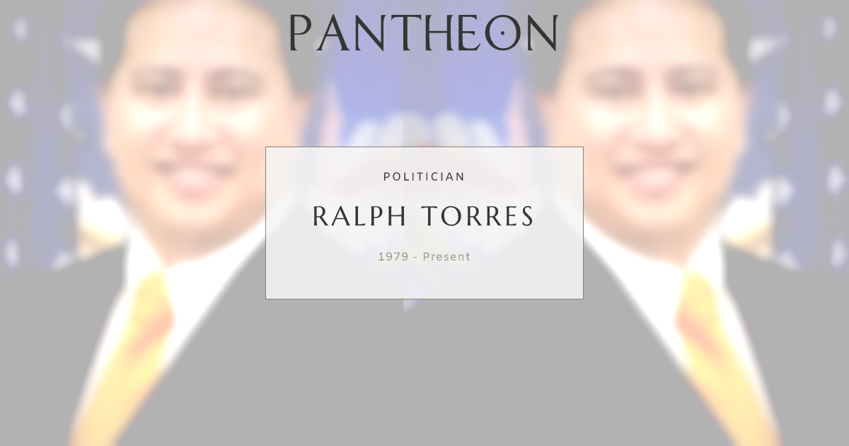 Ralph Torres Biography | Pantheon