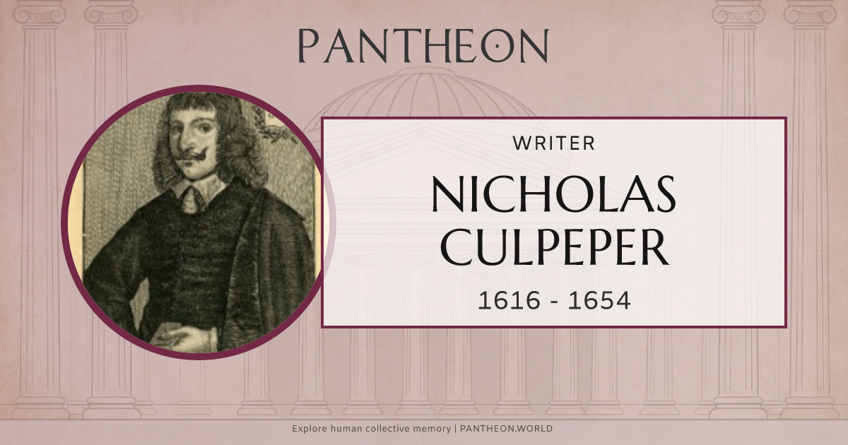 Nicholas Culpeper Biography | Pantheon