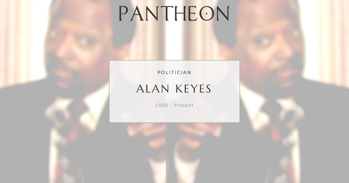 Alan Keyes Biography | Pantheon