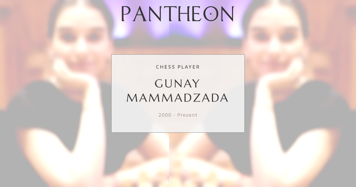 Gunay Mammadzada Biography | Pantheon