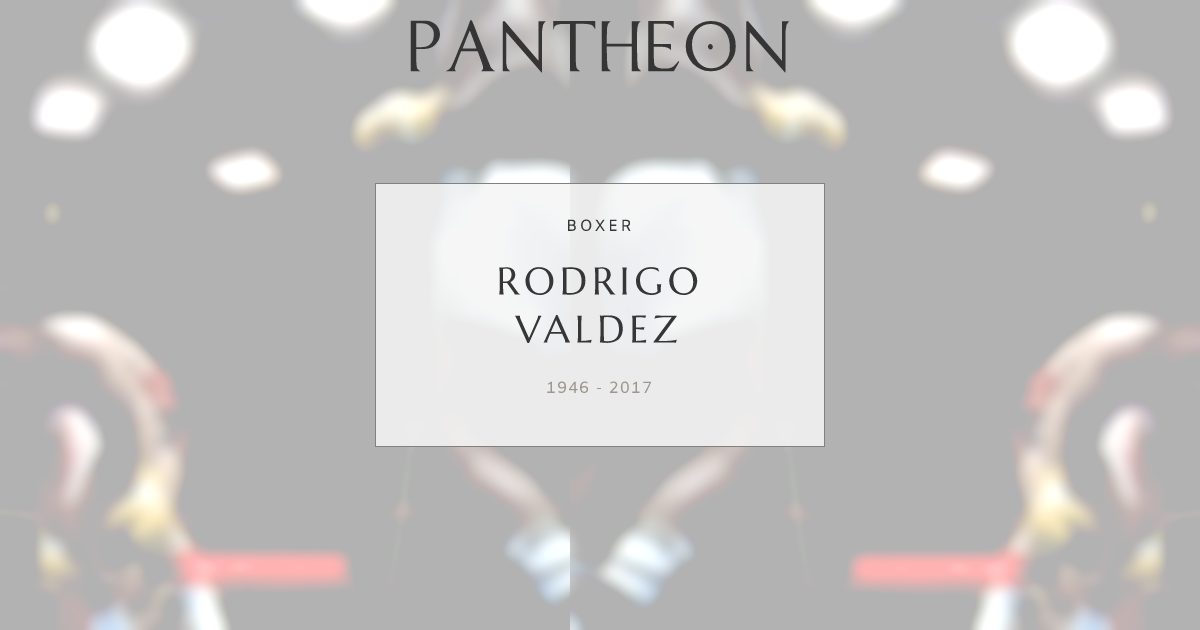 Rodrigo Valdez Biography | Pantheon