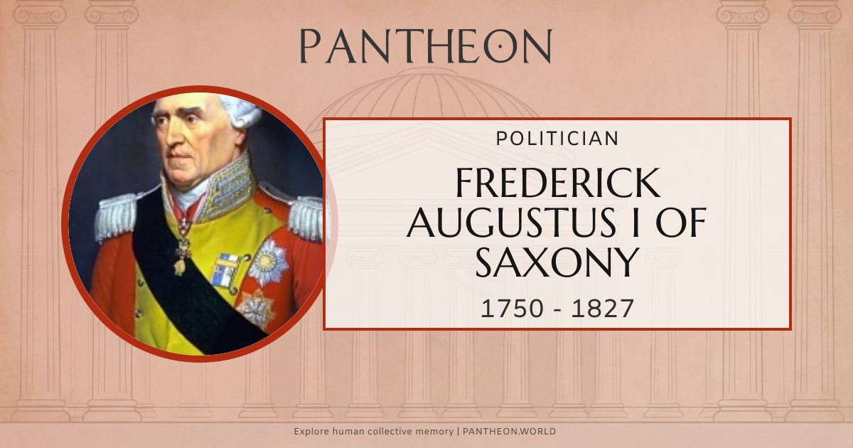 Frederick Augustus I of Saxony Biography | Pantheon