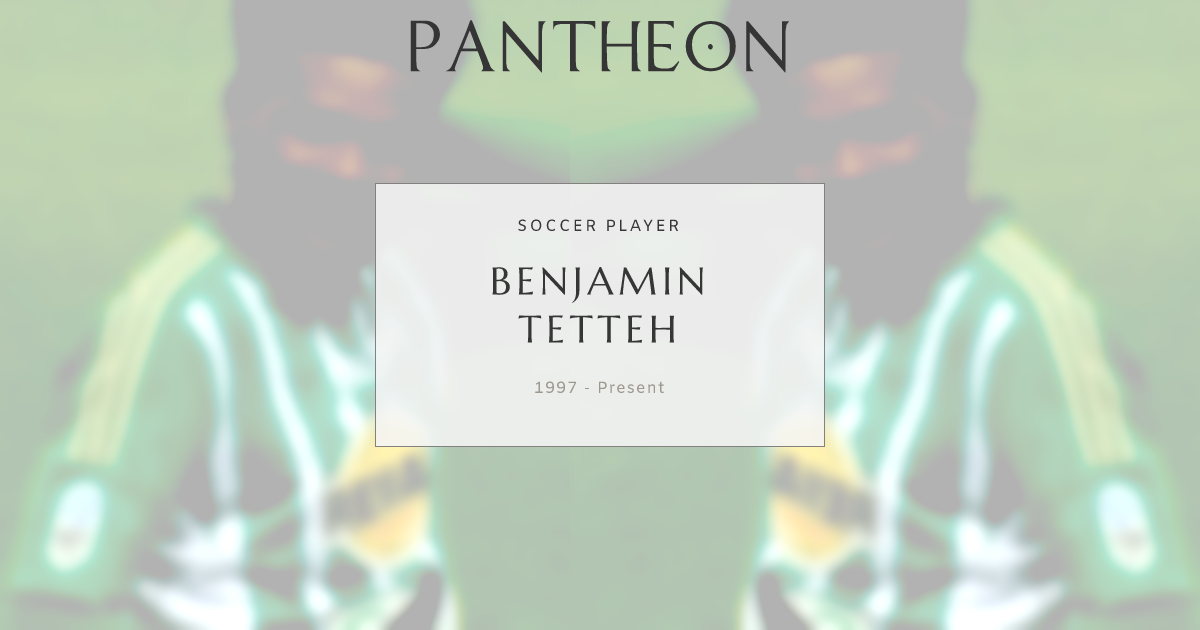 Benjamin Tetteh Biography | Pantheon