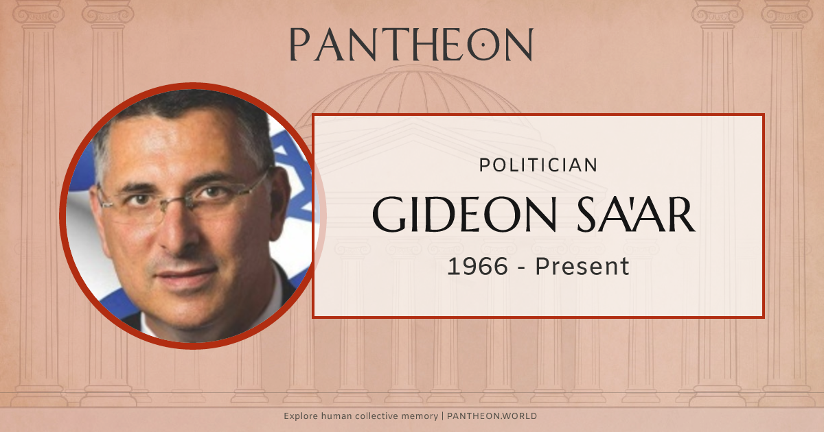 Gideon Sa'ar Biography | Pantheon