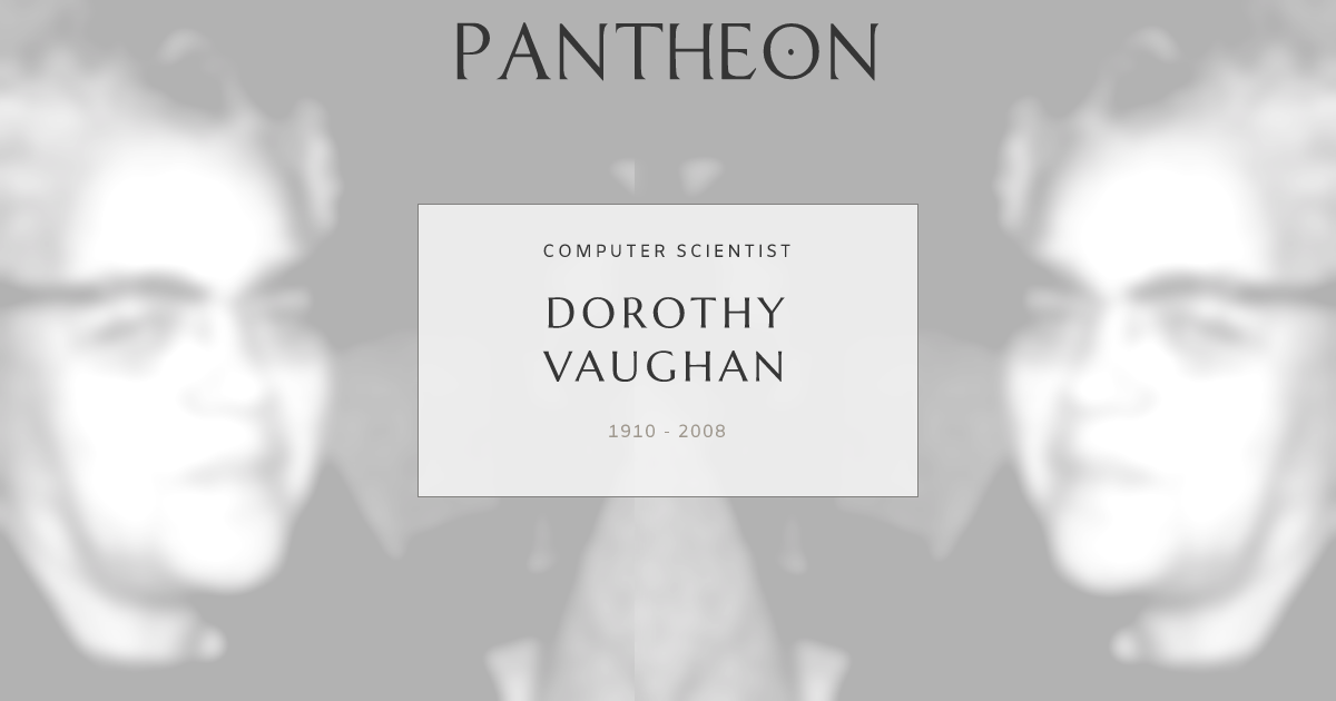 Dorothy Vaughan Biography | Pantheon
