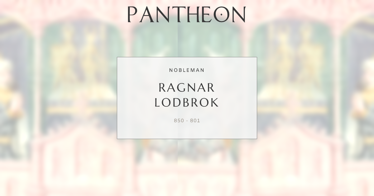 Ragnar Lodbrok Biography | Pantheon