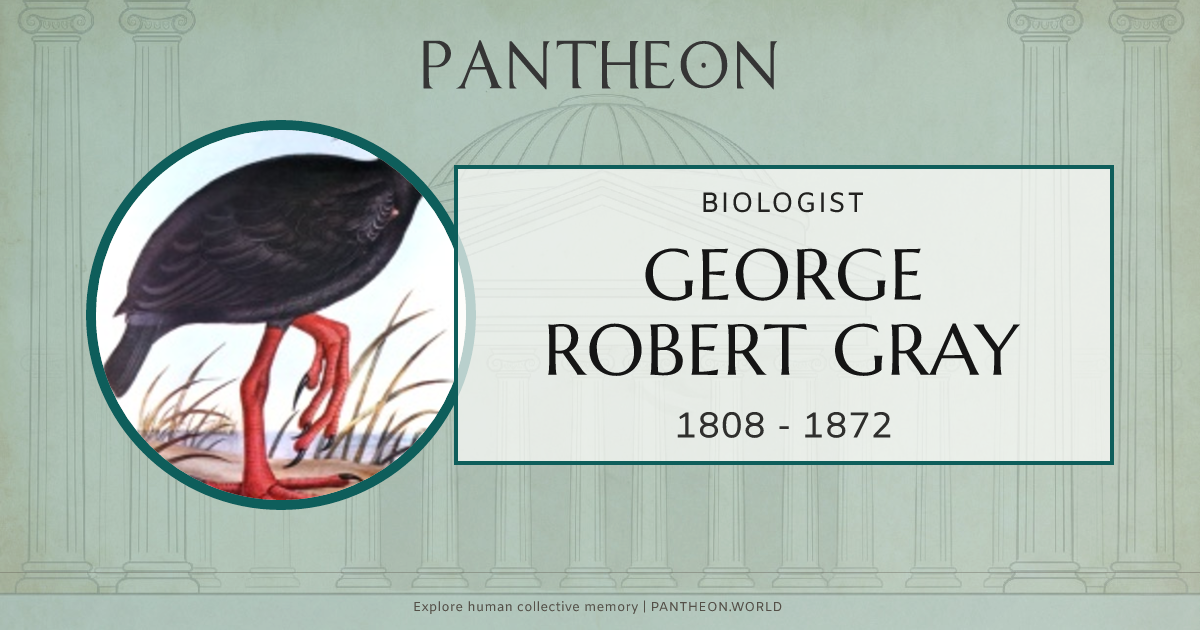 George Robert Gray Biography | Pantheon