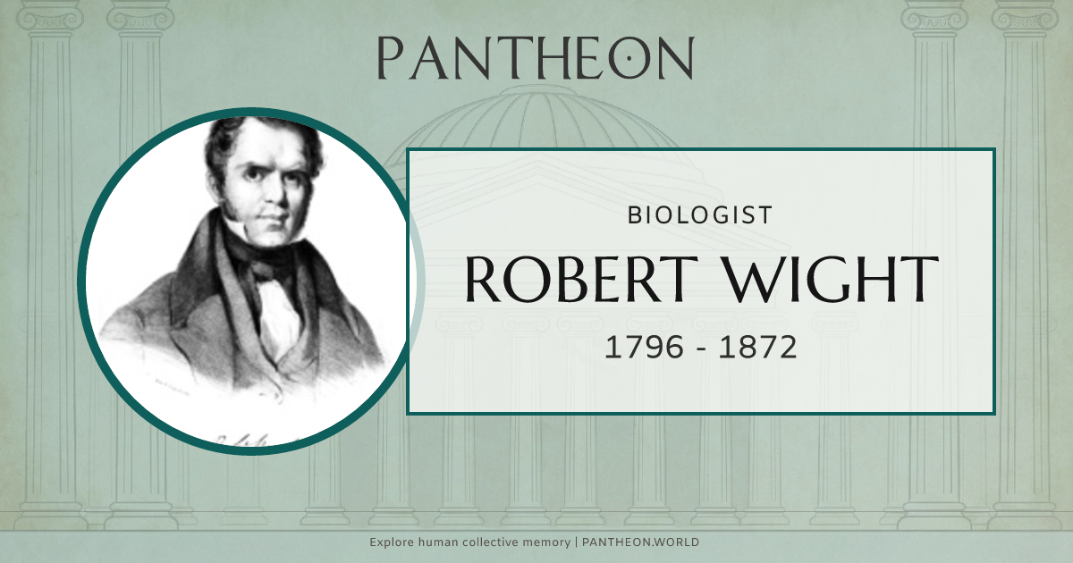 Robert Wight Biography | Pantheon