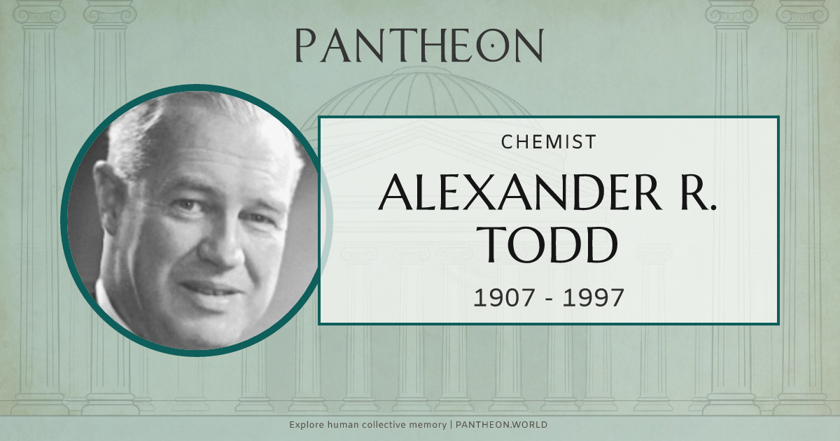 Alexander R. Todd Biography | Pantheon
