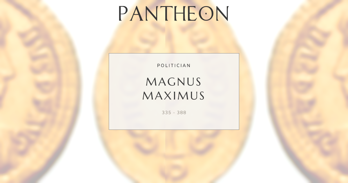 Magnus Maximus Biography | Pantheon