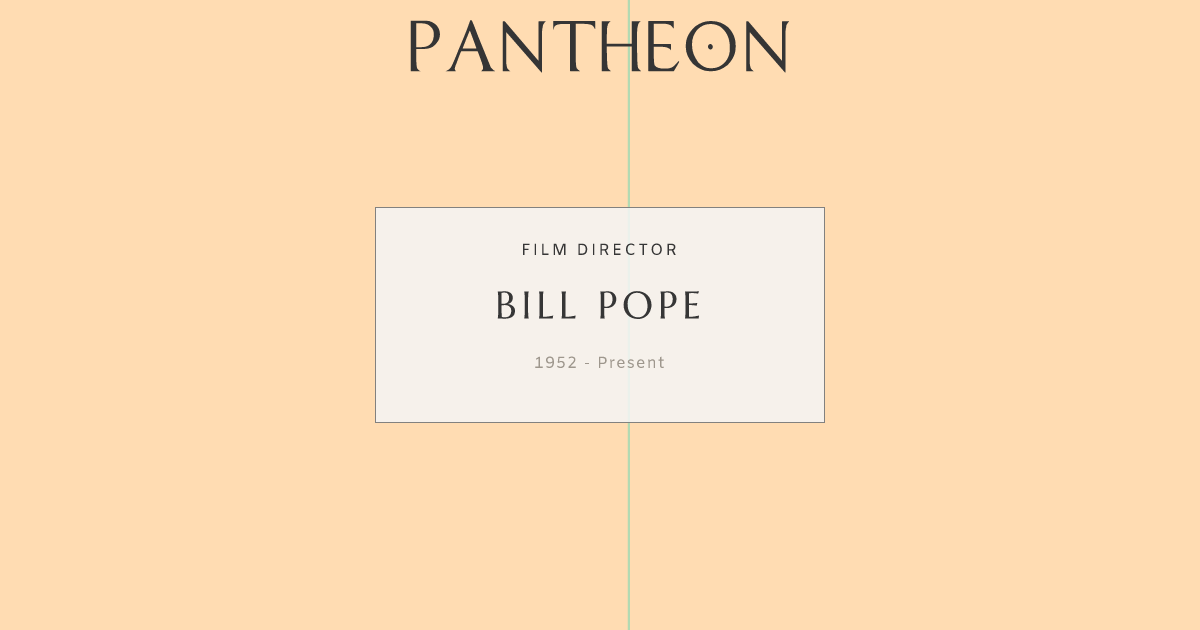 Bill Pope Biography | Pantheon