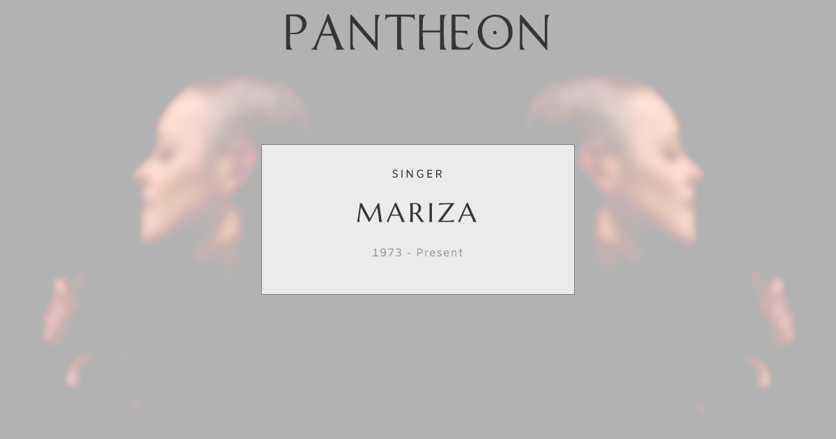Mariza Biography | Pantheon