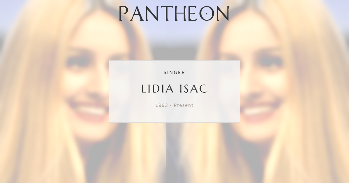 Lidia Isac Biography | Pantheon