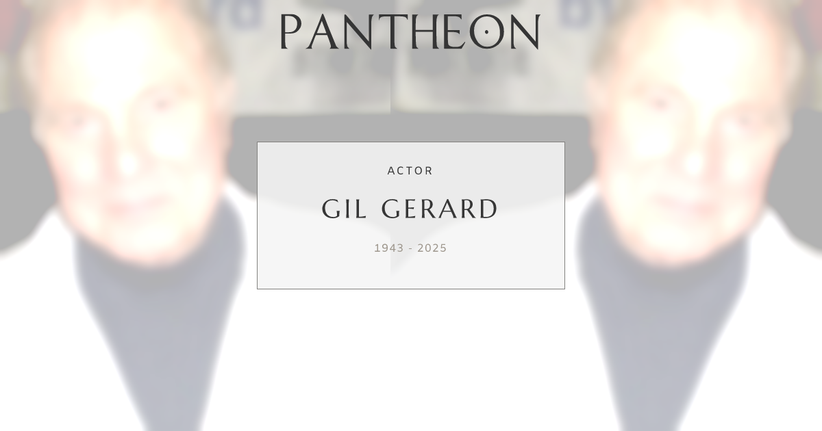 Gil Gerard Biography | Pantheon
