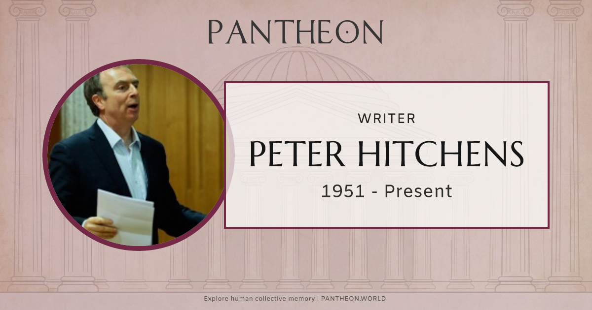 Peter Hitchens Biography | Pantheon