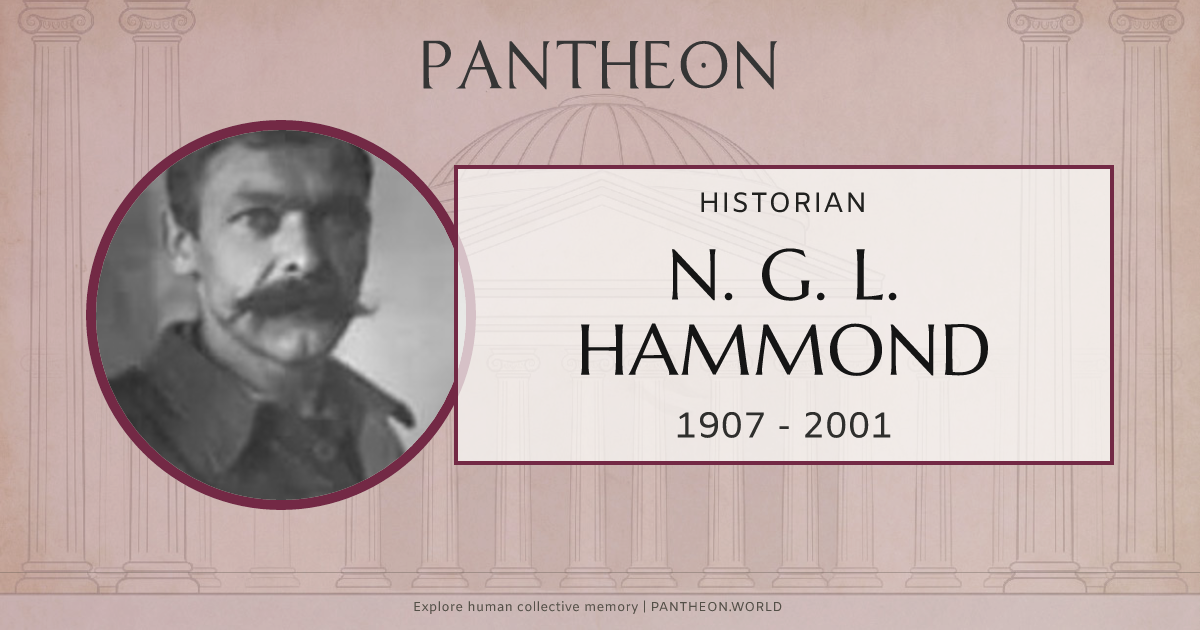 N. G. L. Hammond Biography | Pantheon