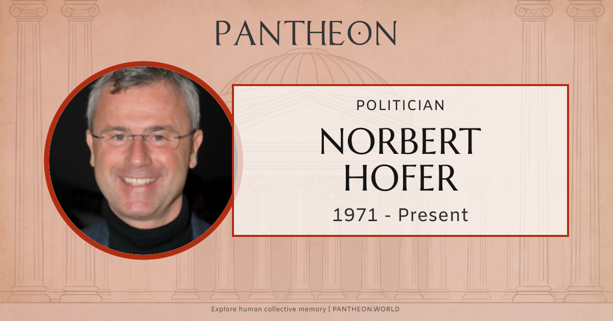 Norbert Hofer Biography | Pantheon