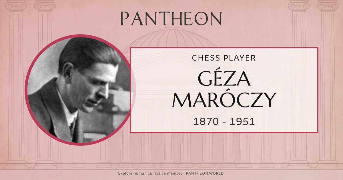 Géza Maróczy Biography | Pantheon
