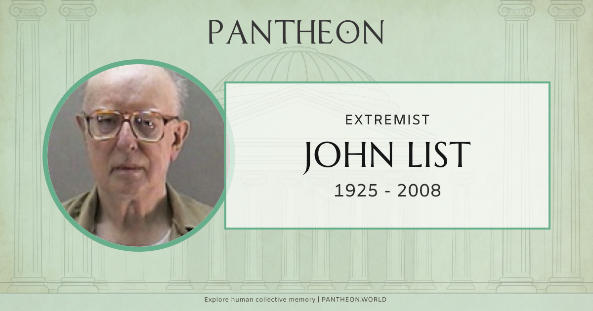 John List Biography | Pantheon