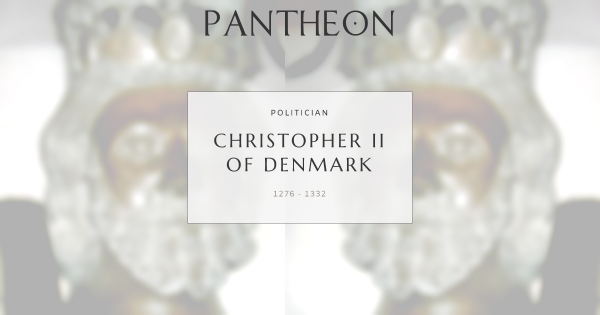 Christopher II of Denmark Biography | Pantheon