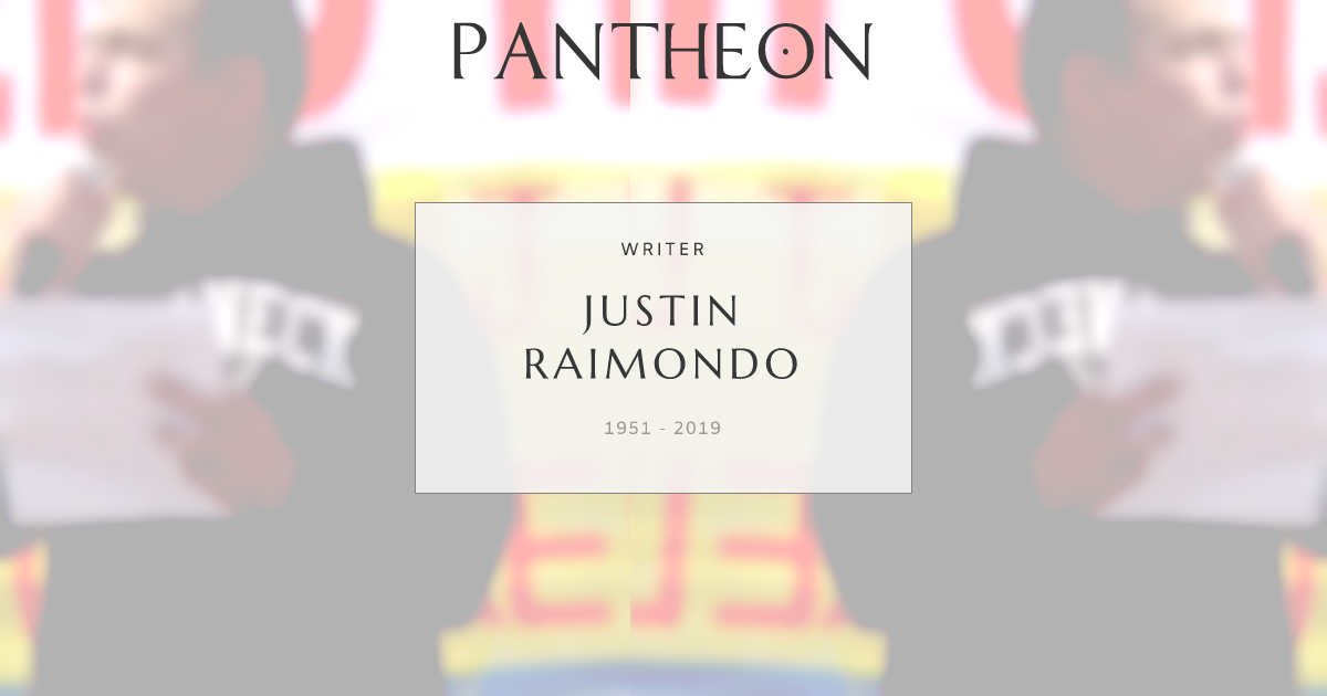 Justin Raimondo Biography | Pantheon