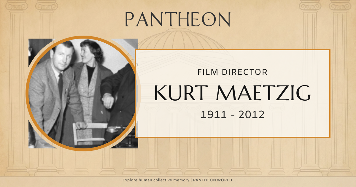 Kurt Maetzig Biography | Pantheon