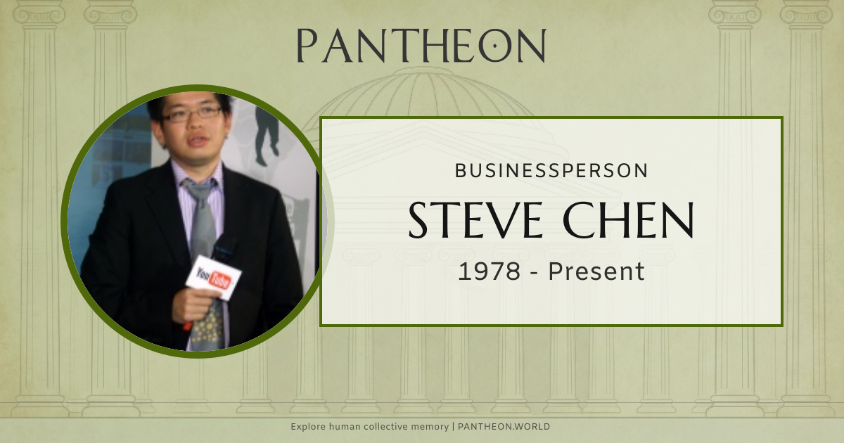 Steve Chen Biography | Pantheon
