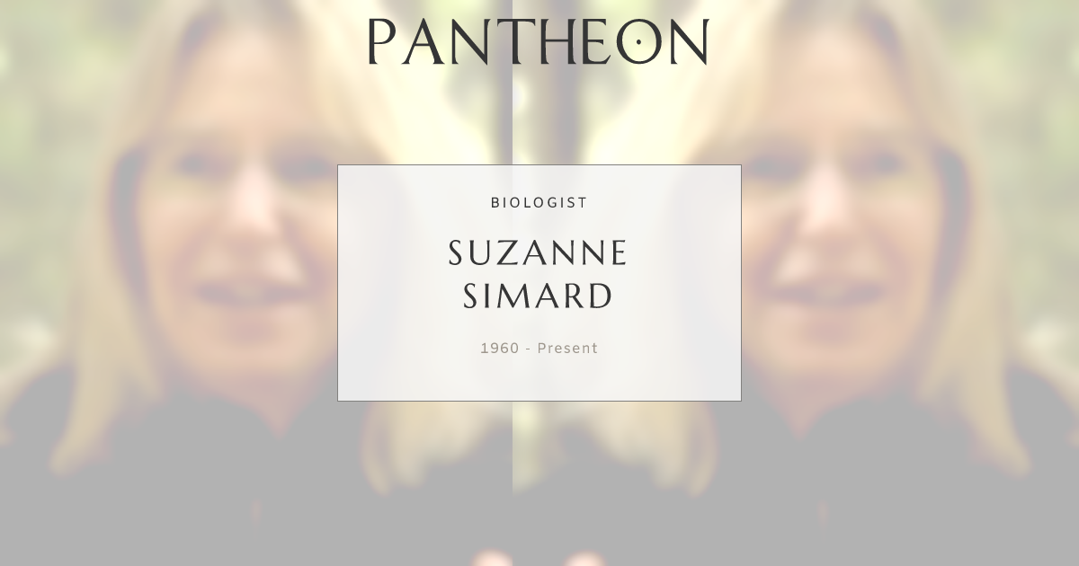 Suzanne Simard Biography | Pantheon