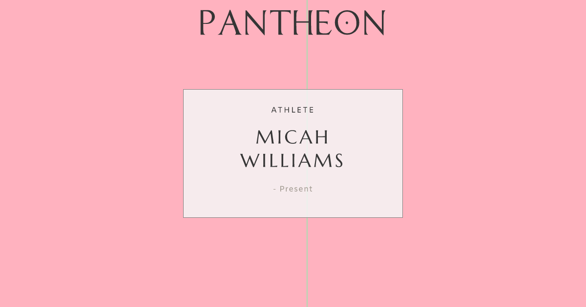 Micah Williams Biography | Pantheon