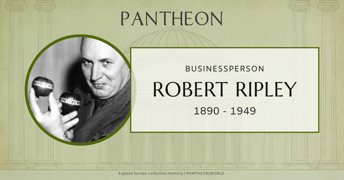 Robert Ripley Biography | Pantheon