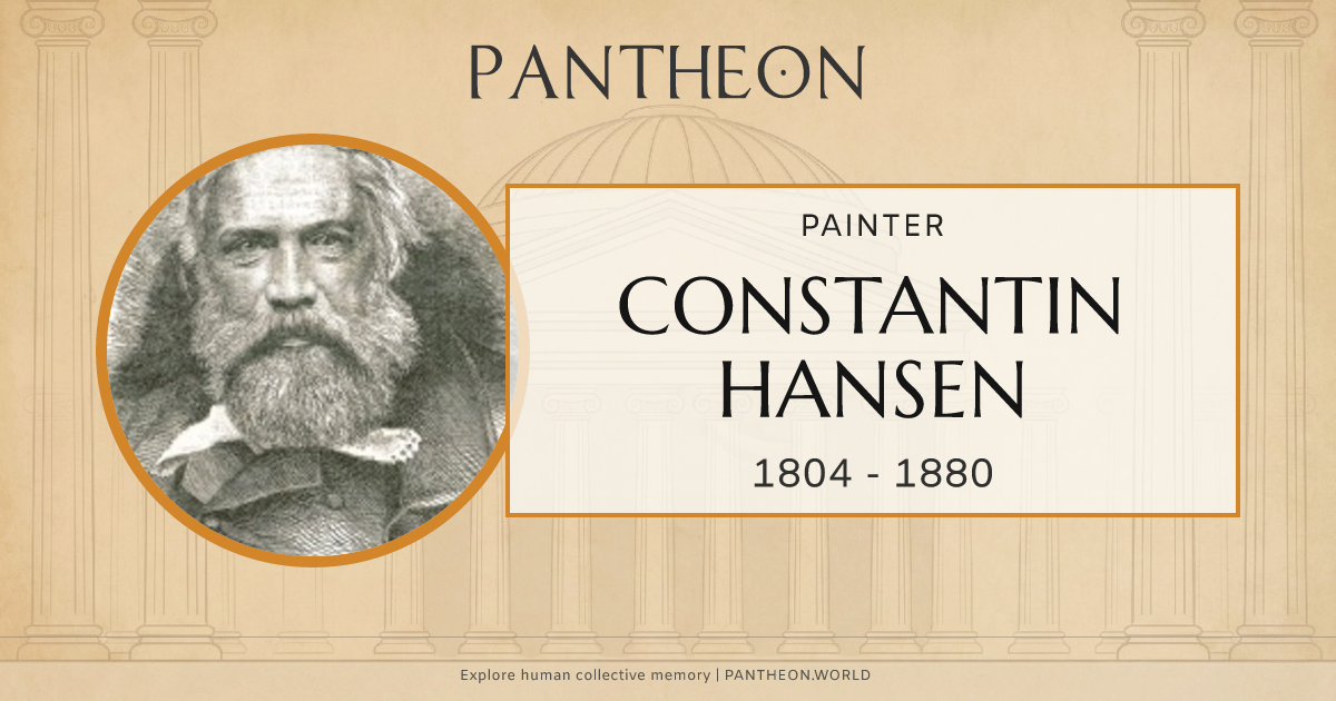 Constantin Hansen Biography | Pantheon