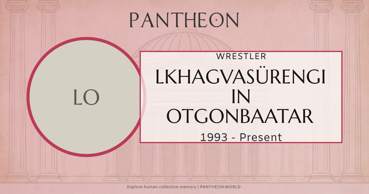 Lkhagvasürengiin Otgonbaatar Biography | Pantheon