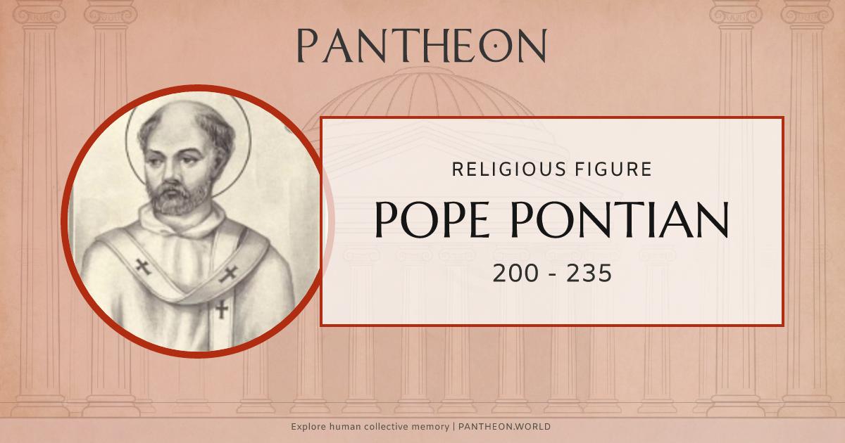 Pope Pontian Biography | Pantheon