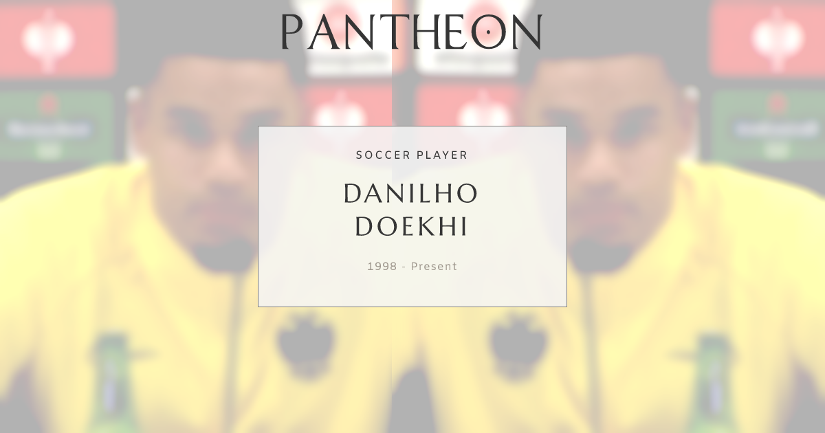 Danilho Doekhi Biography | Pantheon