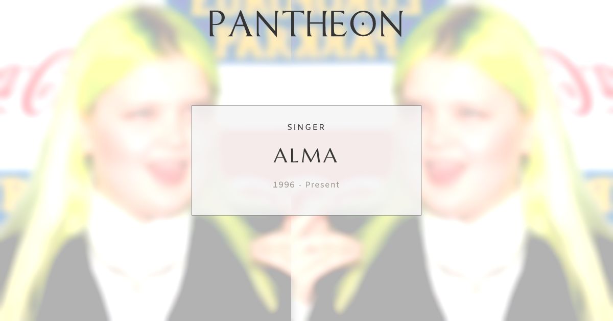 Alma Biography | Pantheon