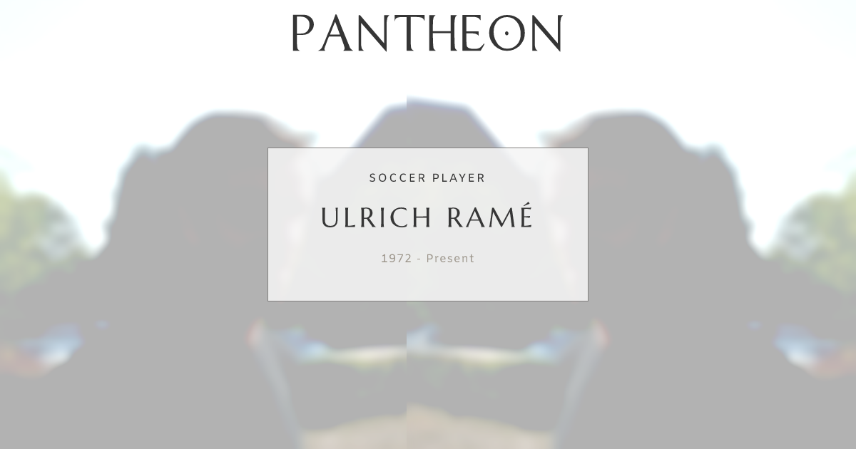 Ulrich Ramé Biography | Pantheon