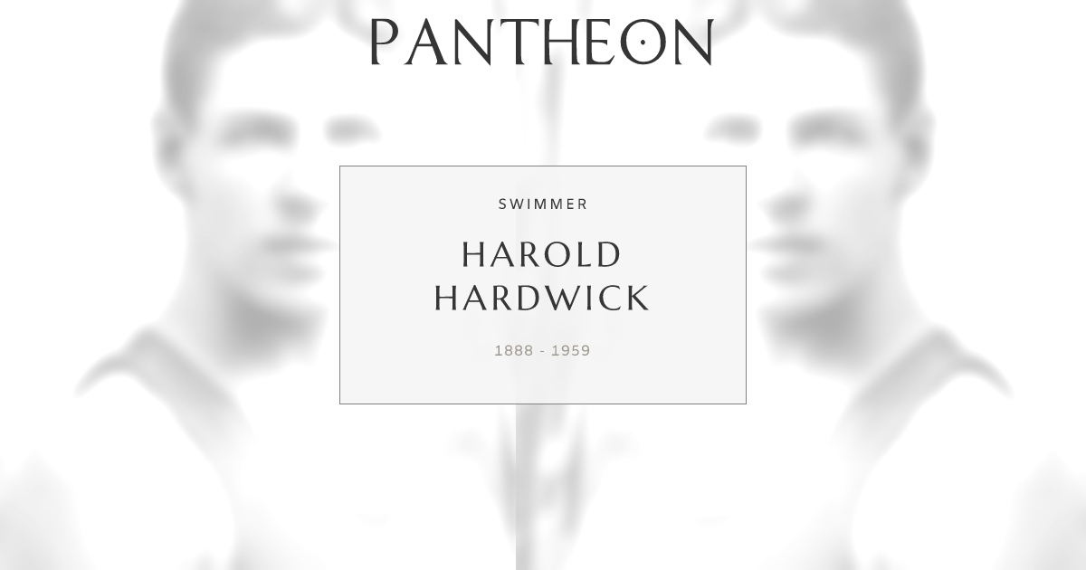 Harold Hardwick Biography | Pantheon